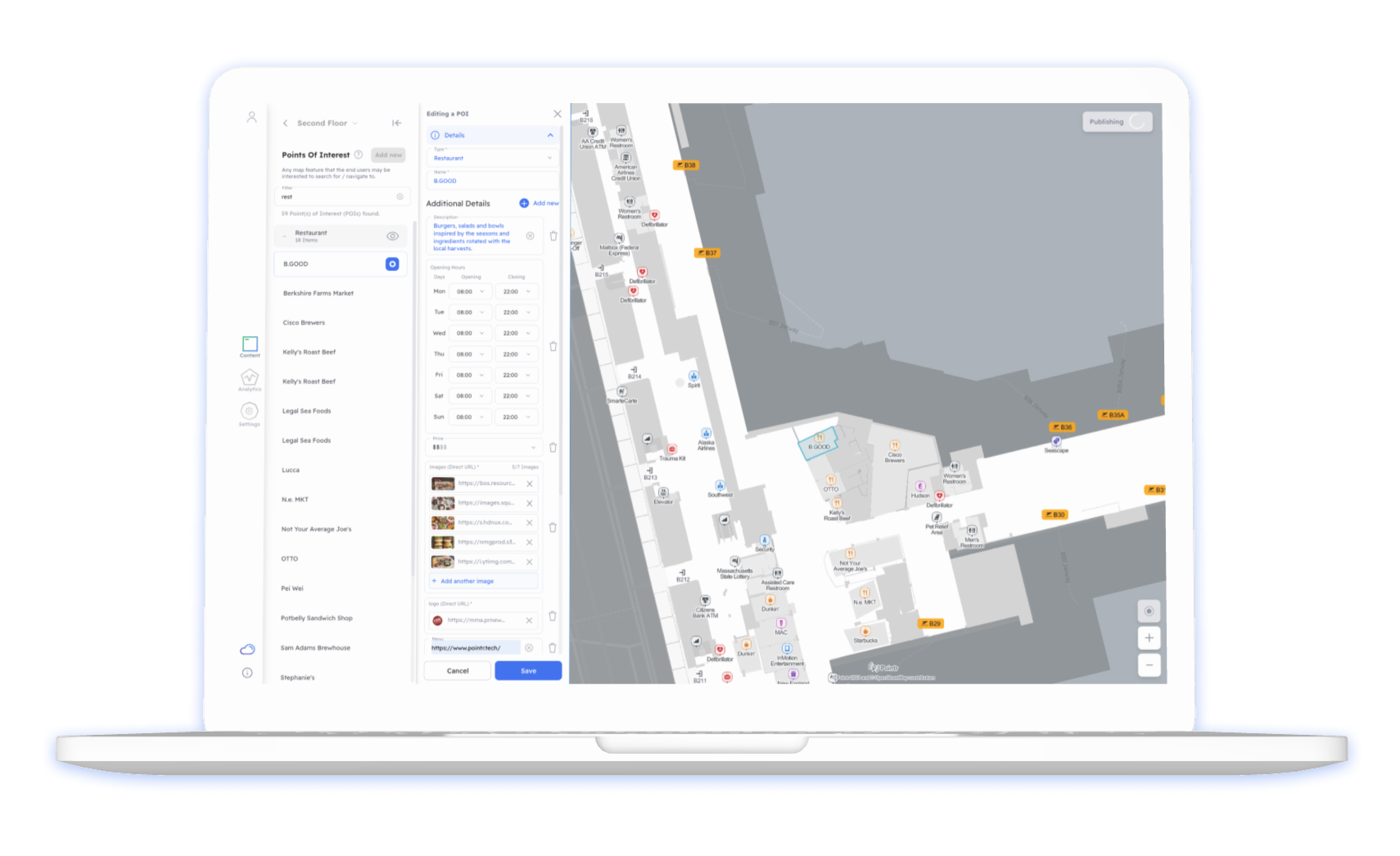 Pointr Cloud Indoor Location CMS | Pointr Deep Location®