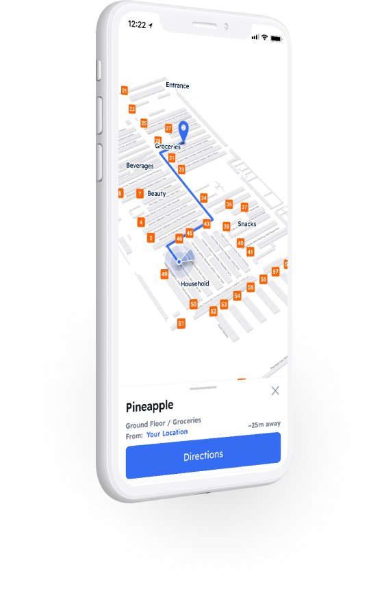 In-store mapping and navigation | Pointr Deep Location