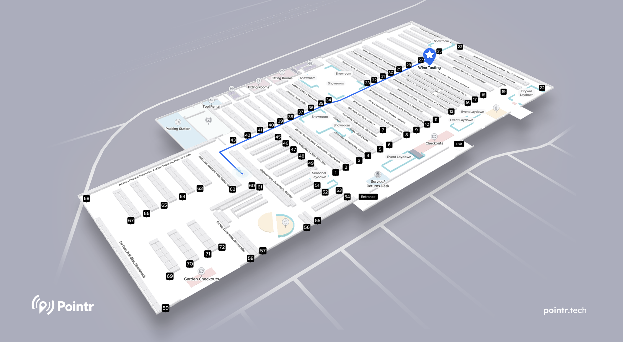 Pointr Retail Maps Showcase